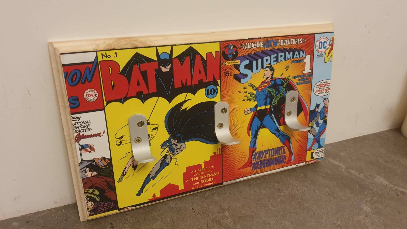 DC Superhero Wall Hooks / Coat Hooks - Etsy UK