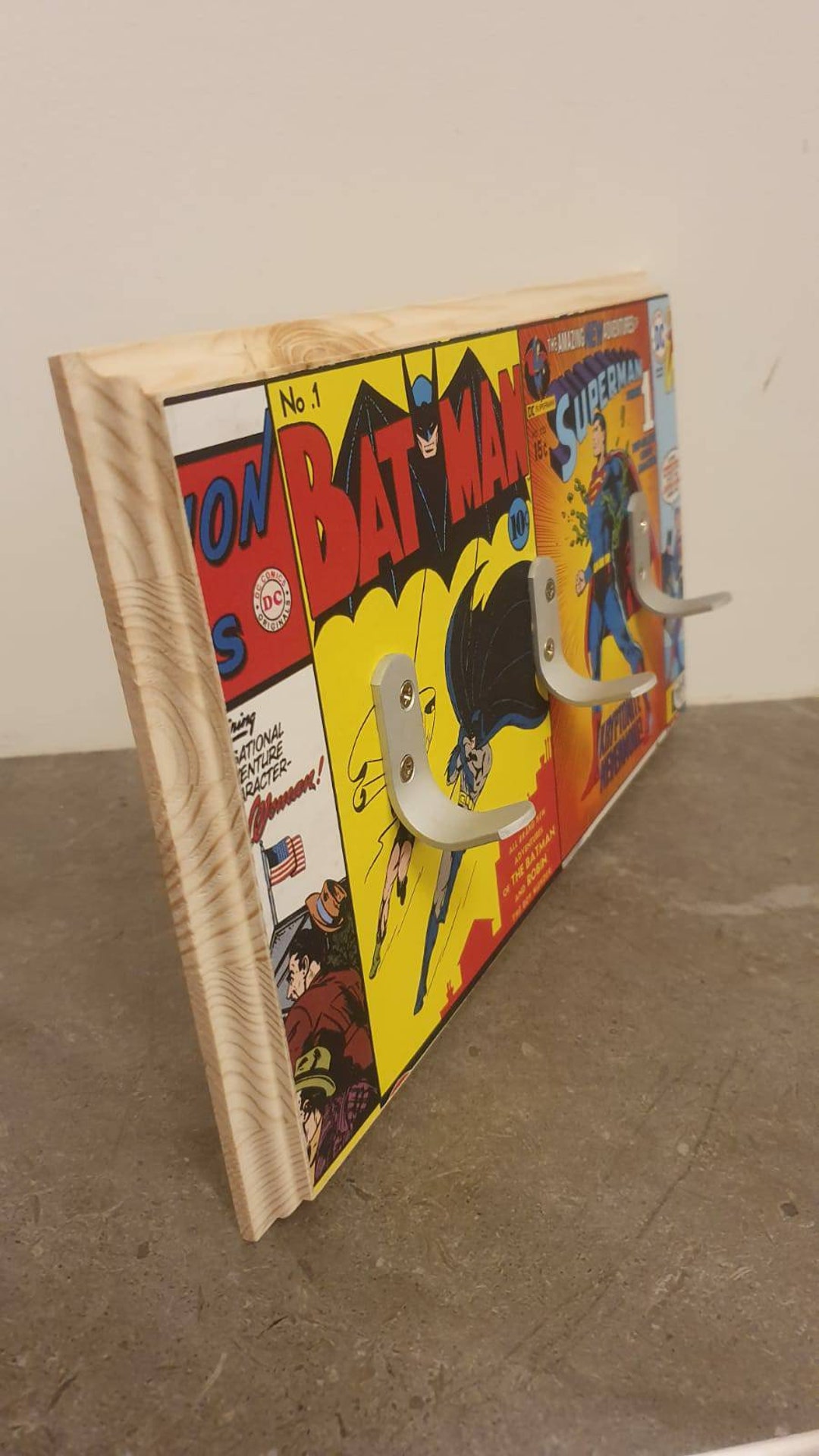 DC Superhero Wall Hooks / Coat Hooks - Etsy UK