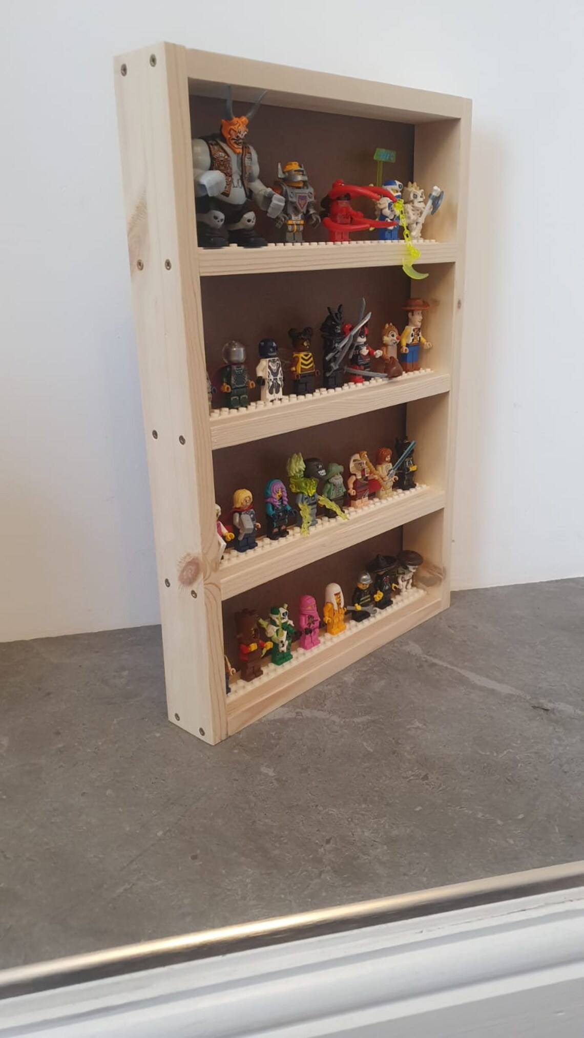 Lego Minifigure Shelf / Stand / Display Holds Approximately - Etsy.de