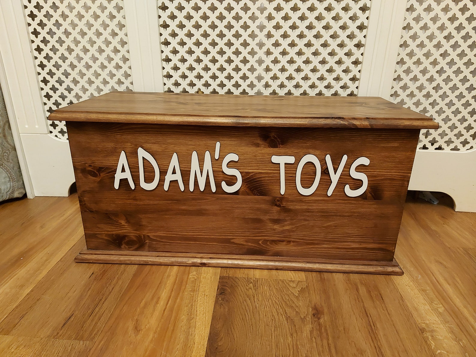 Personalised Wooden Toy Box Etsy at Kathaleen Velasquez blog