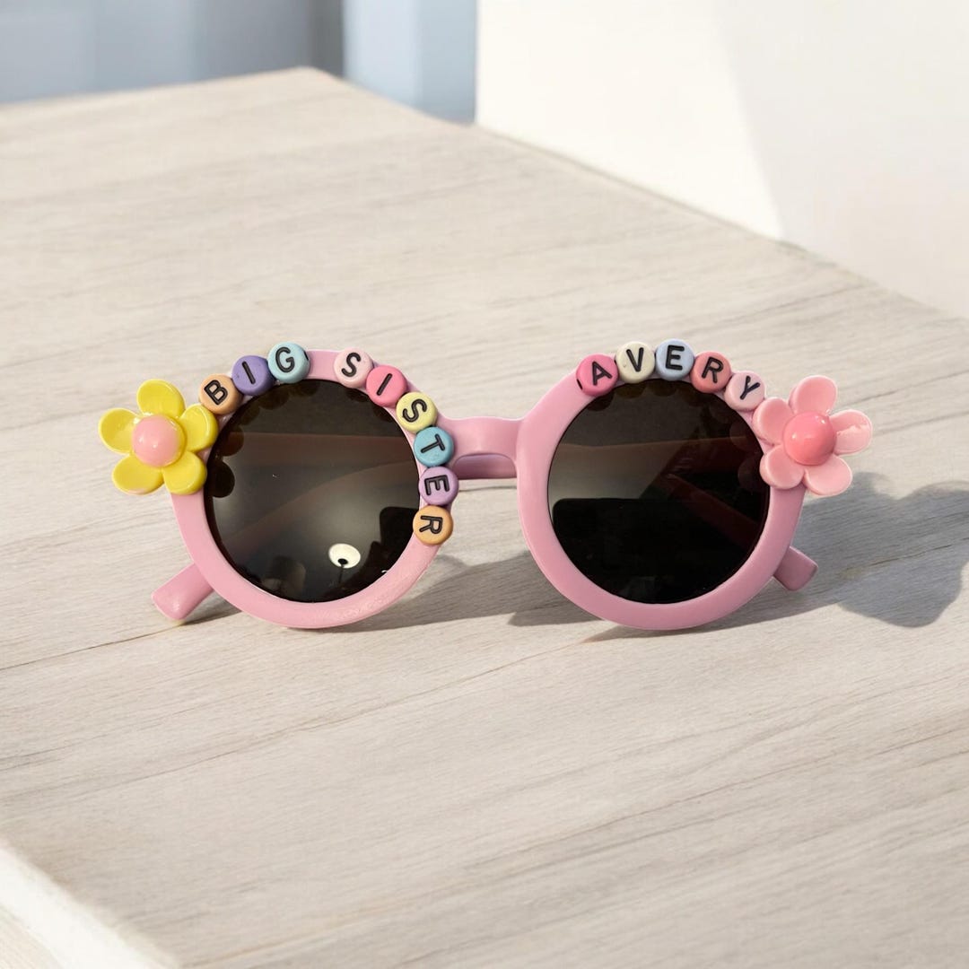 Little Sister Big Sister Kids Custom Sunnies - Etsy