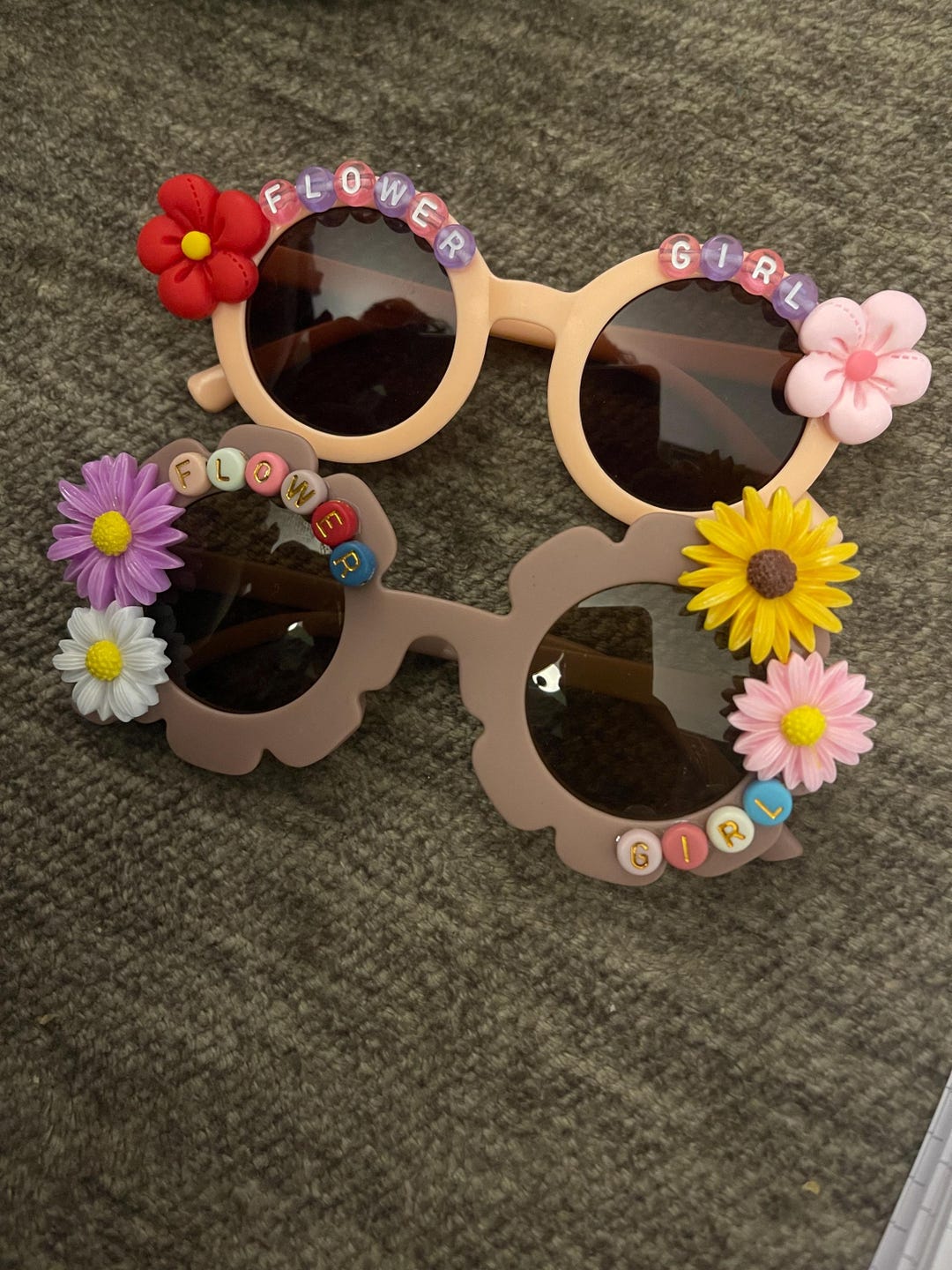Little Kids Custom Flower Girl Sunnies - Etsy