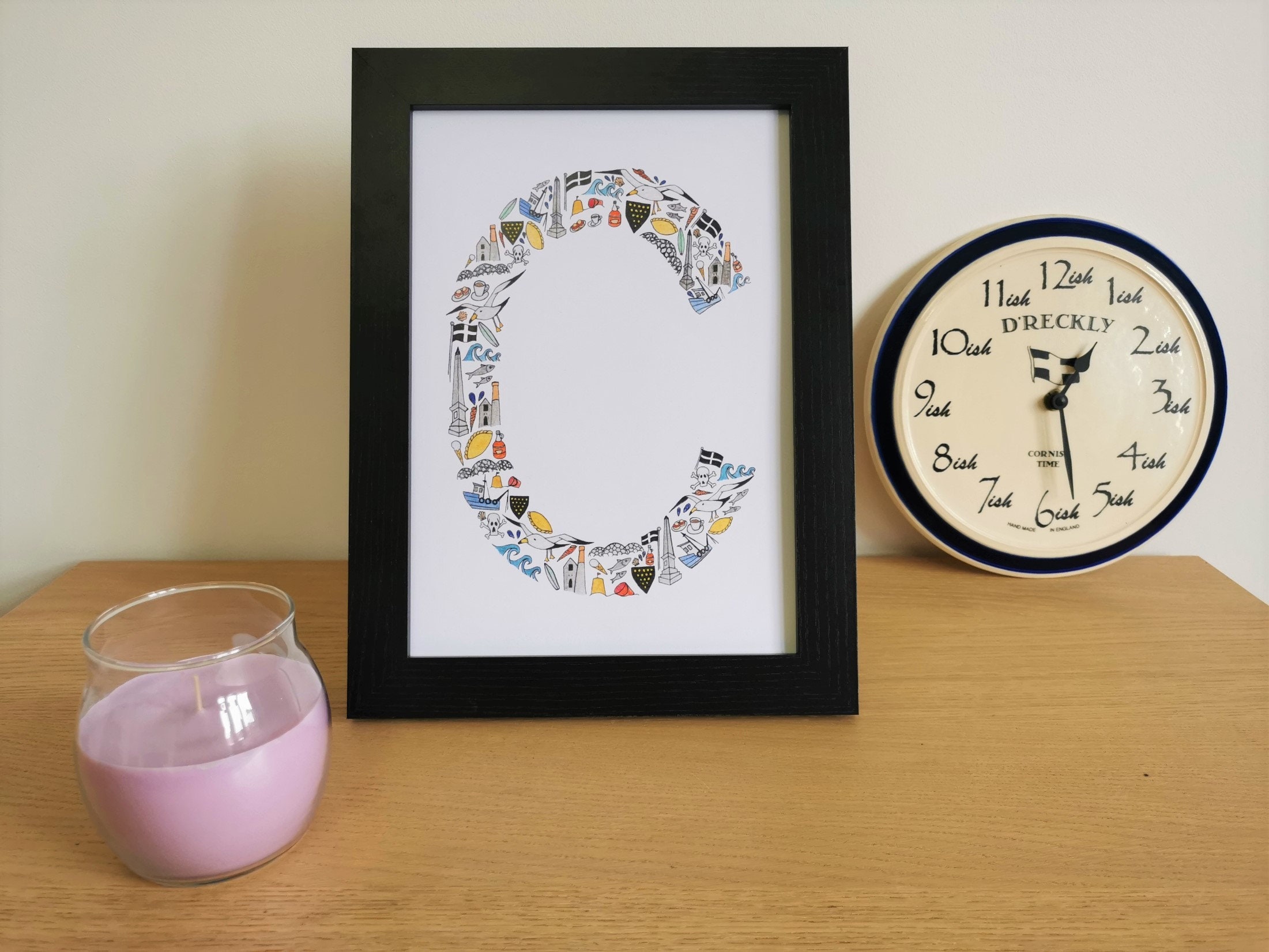 Cornish Art Cornwall Souvenir Art Print - Etsy UK