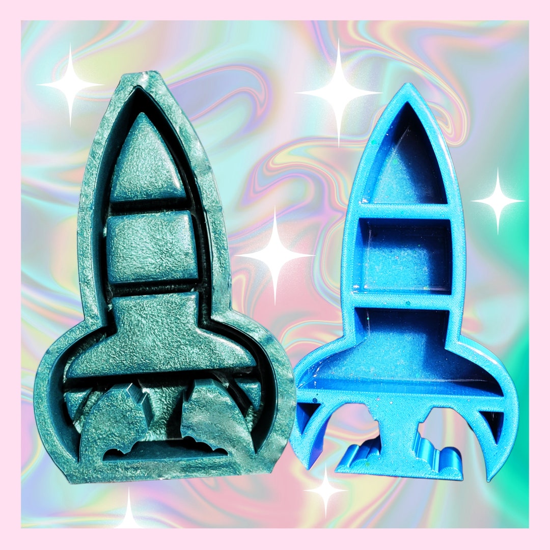 Rocket Ship Shelf/organiser Silicone Mould. Plz Read Description. - Etsy