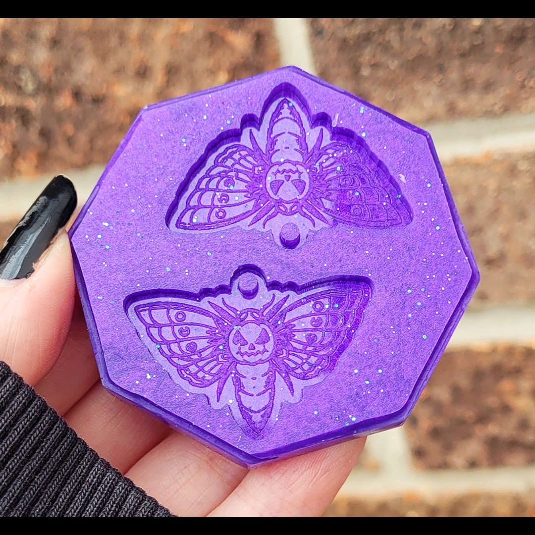Pumpkin Moths Duo Silicone Mould - Etsy