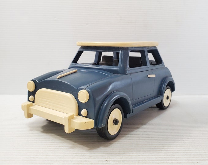 Mini Cooper Painted Wooden Car - Etsy