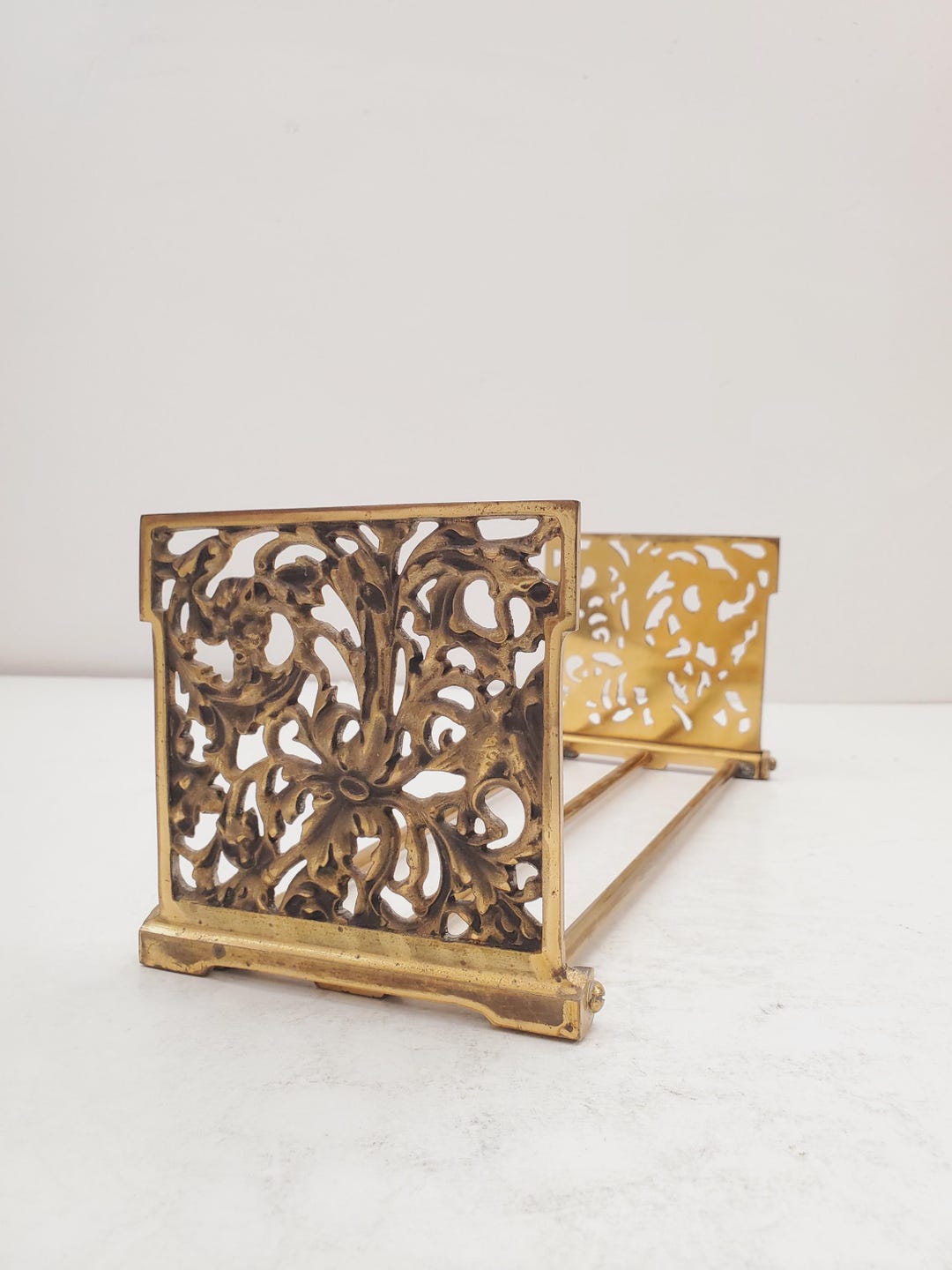 Victorian Antique Bronze Adjustable Folding Desktop Book Holder | Art ...
