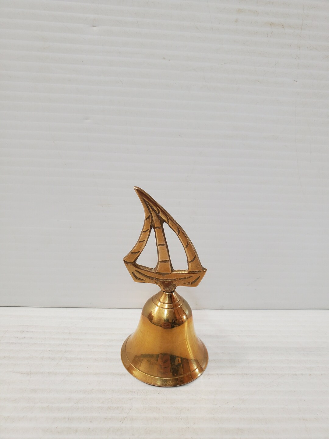 Vintage Brass Hand Bell Handheld Solid Brass Bell With Charming Tone ...