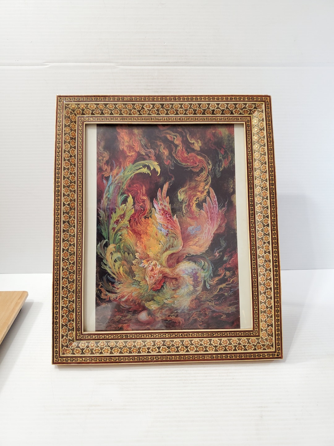 Wood Inlaid Frame Persian Wood Inlay Photo Frame Hand Crafted Wood ...