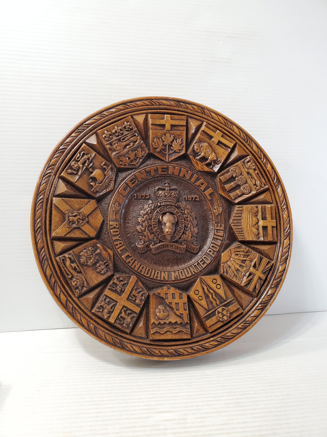 1979 Karl Rothammer Canada Maple Leaf Crest Wall Plaque Hand - Etsy