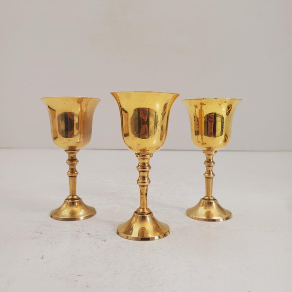 Brass Goblet - Etsy