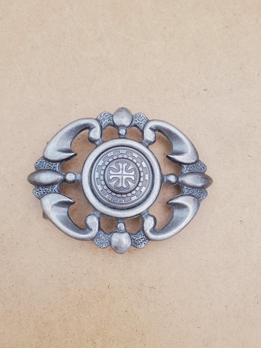 Glamrock Vintage Gothic Cross Belt Buckle Bling Victorian Glam ...