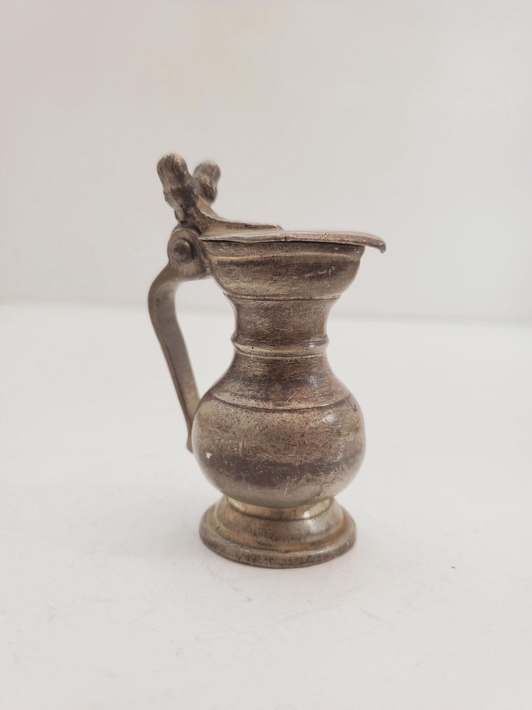 Pewter Acorn Pitcher, Lidded Pewter Jug, Pewter Tankard, Still Life ...