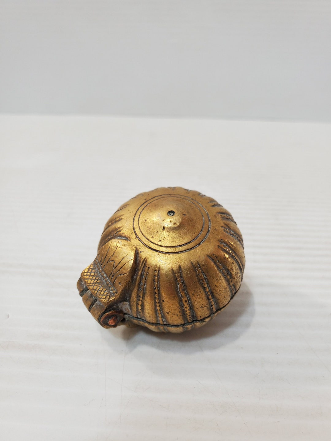 Antique Brass Tobacco Box Pot Hand Crafted Unique Box Tobacco Pot ...