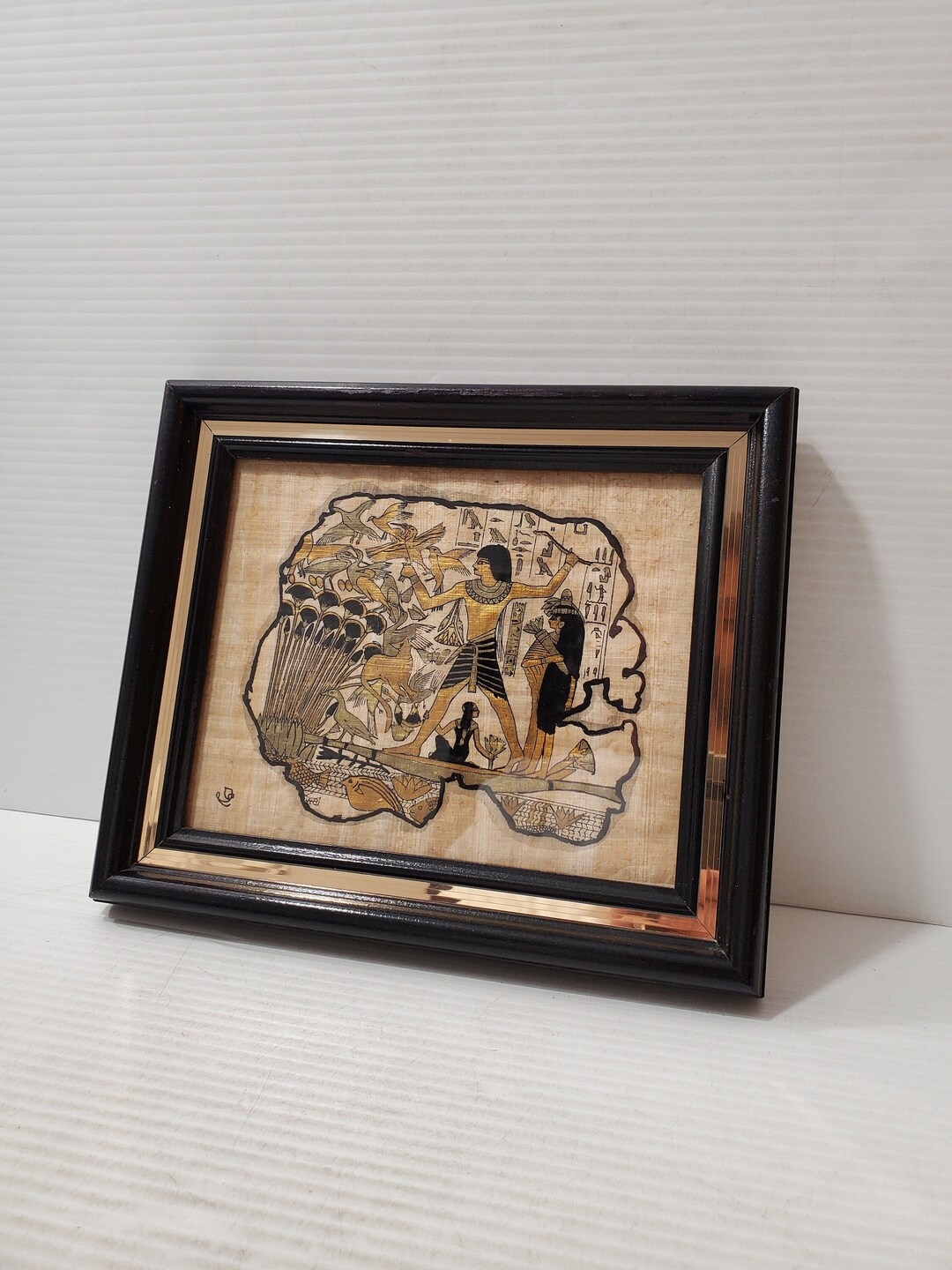 1980s Franklin Mint King Tut Certified Replica Egyptian Papyrus ...