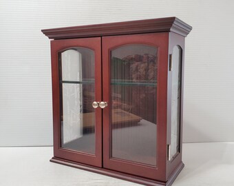 Glass Wood Display Case Vintage - Etsy