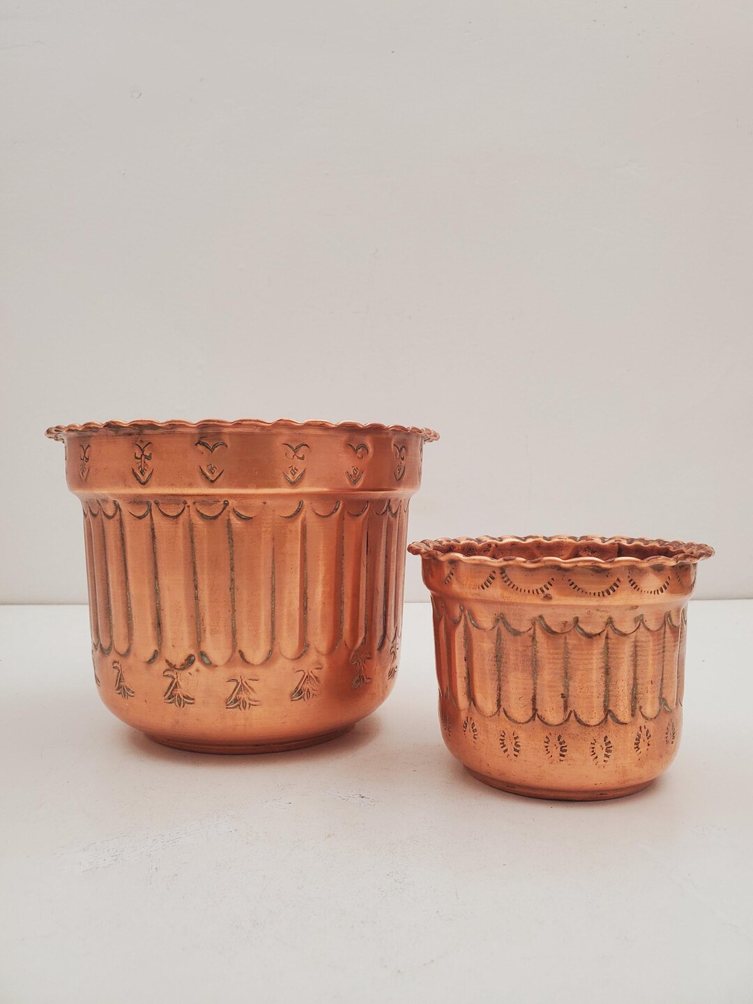 Vintage 1960s Copper Planter, Plant Holder, Succulent Pot, Copper Plant ...