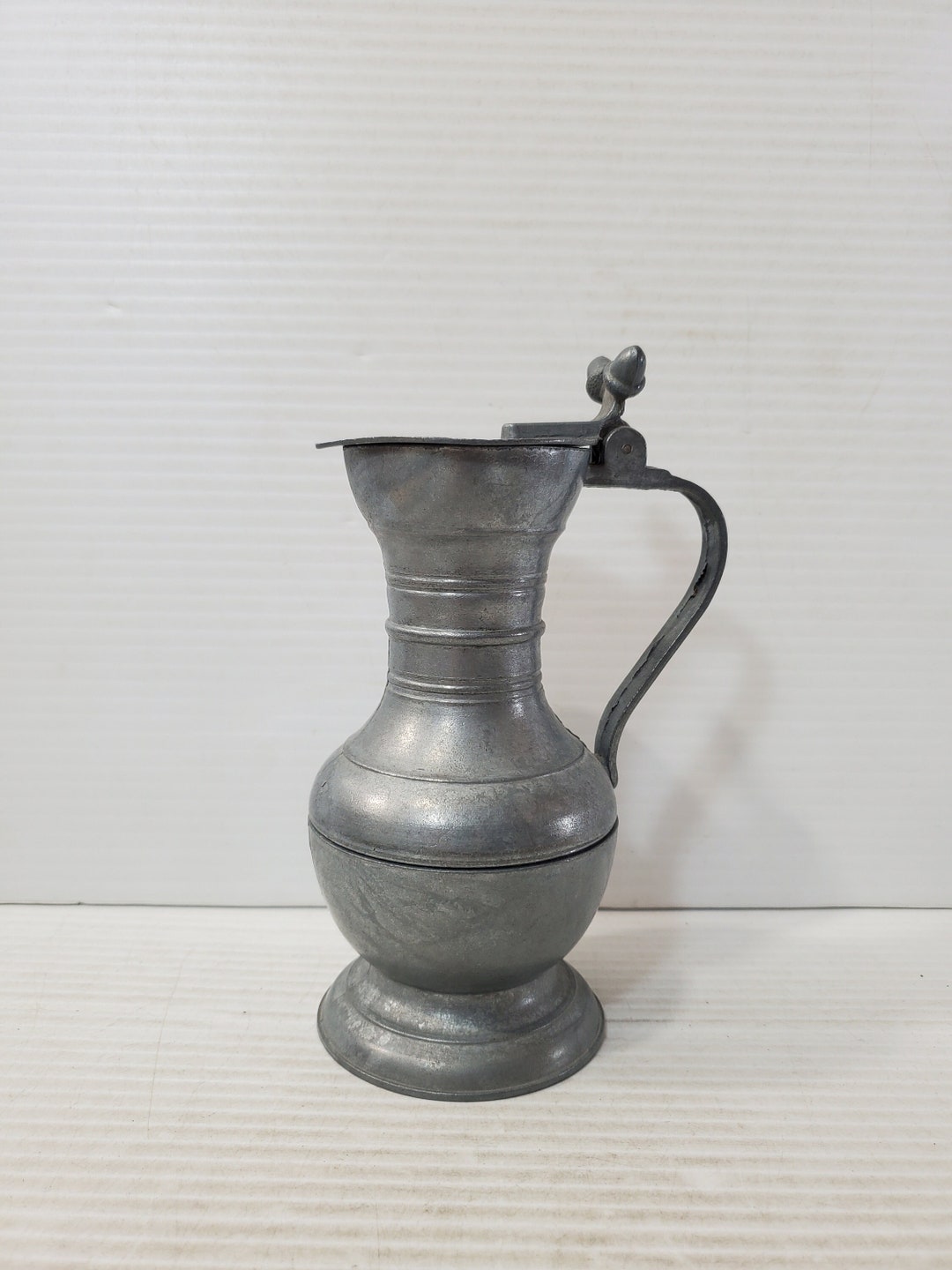 Pewter Acorn Pitcher Lidded Pewter Jug Pewter Tankard Still - Etsy
