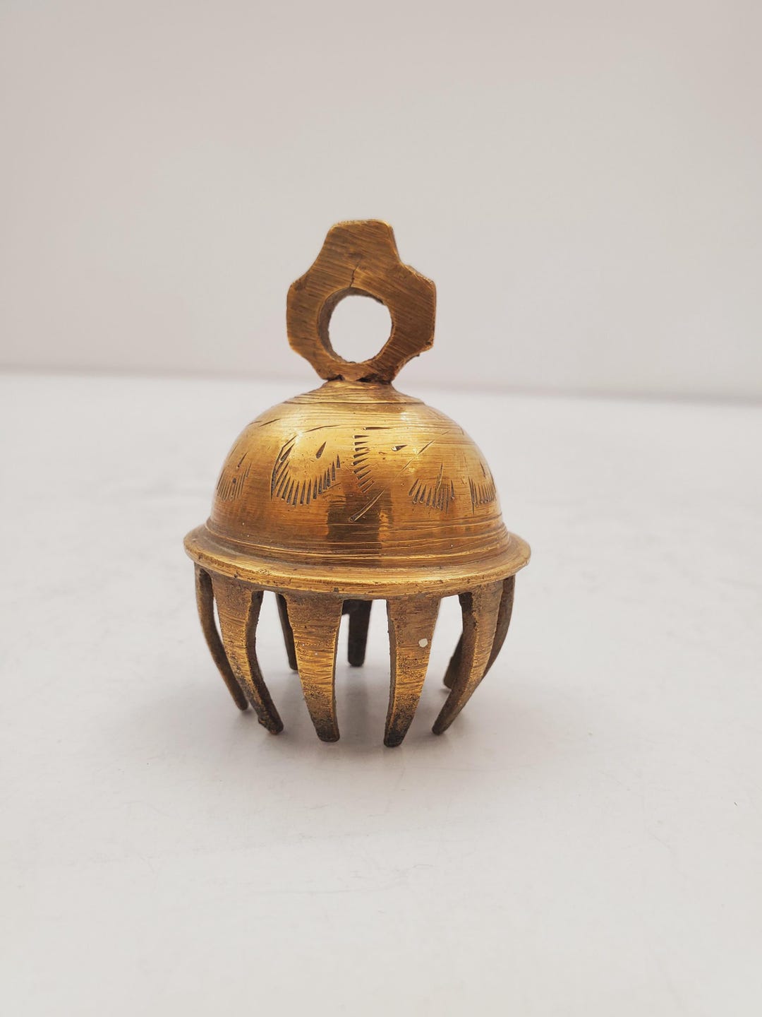 Claw Bell Brass Elephant Bell Vintage Brass Buddhist Claw Bell Small ...
