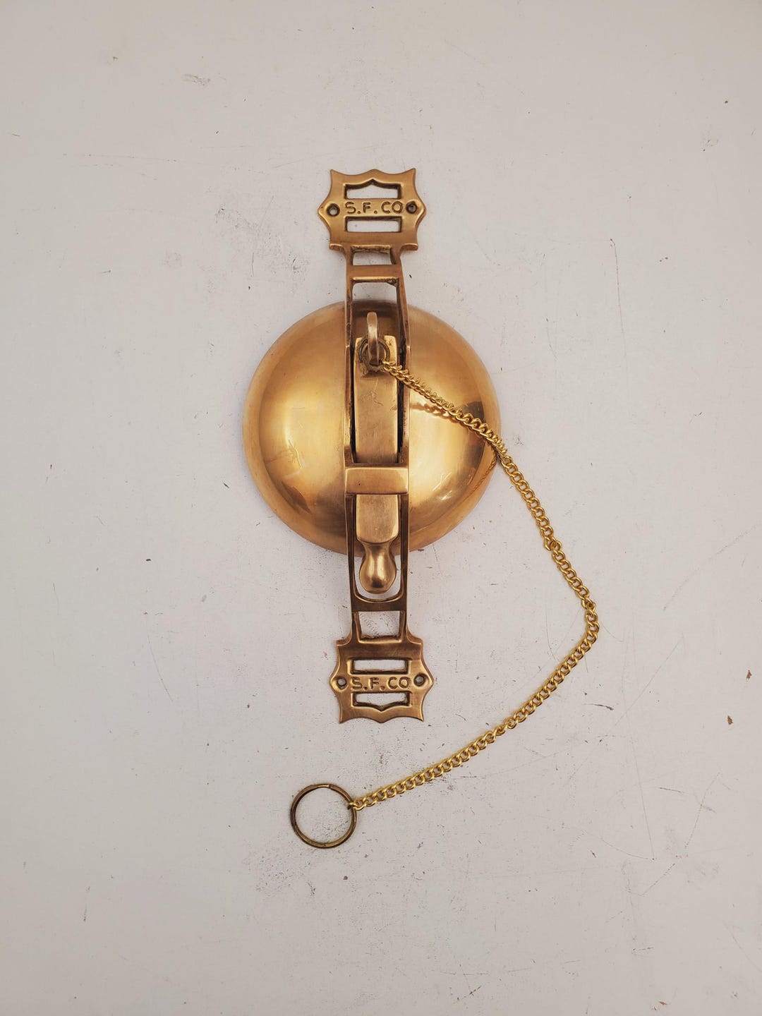 Vintage St Louis Cable Car Co Brass Trolley Bell Transportation - San ...