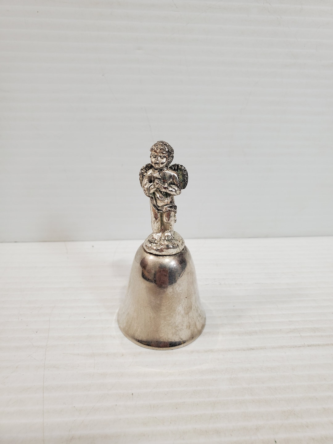 Vintage Silver Plated Hand Bell Handheld Silver Plated Bell - Etsy