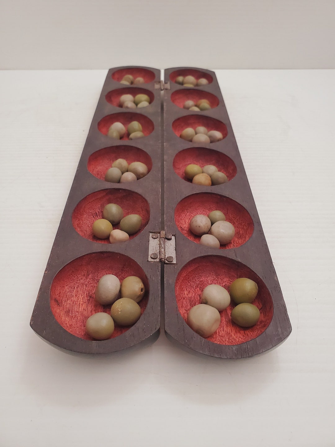 Mancala Vintage Wooden/mancala/home Decor Toys Family Game Table Game ...