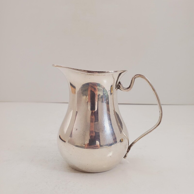 Silver Plate Pitcher - Etsy