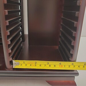 Vintage Bombay Company Rotating Wood 64 CD Holder Carousel, Compact ...