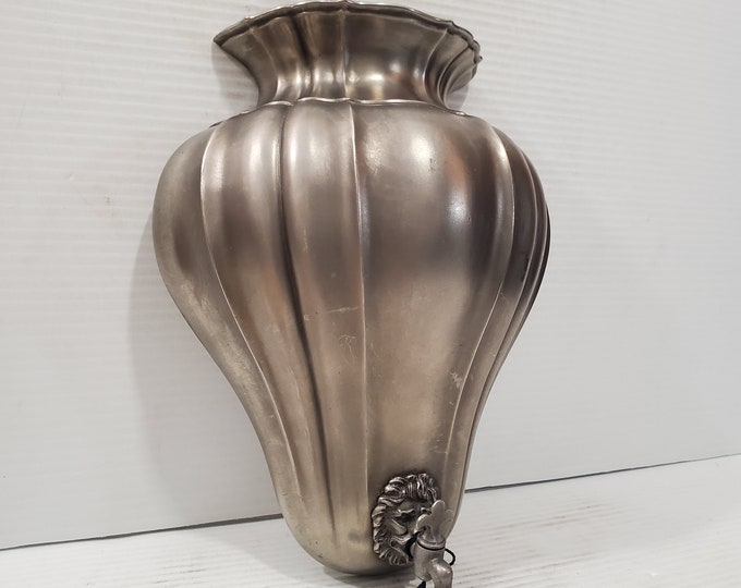 Vintage Pewter Ewer Pewter Planter Home Decoration Ornament Gift Pewter ...