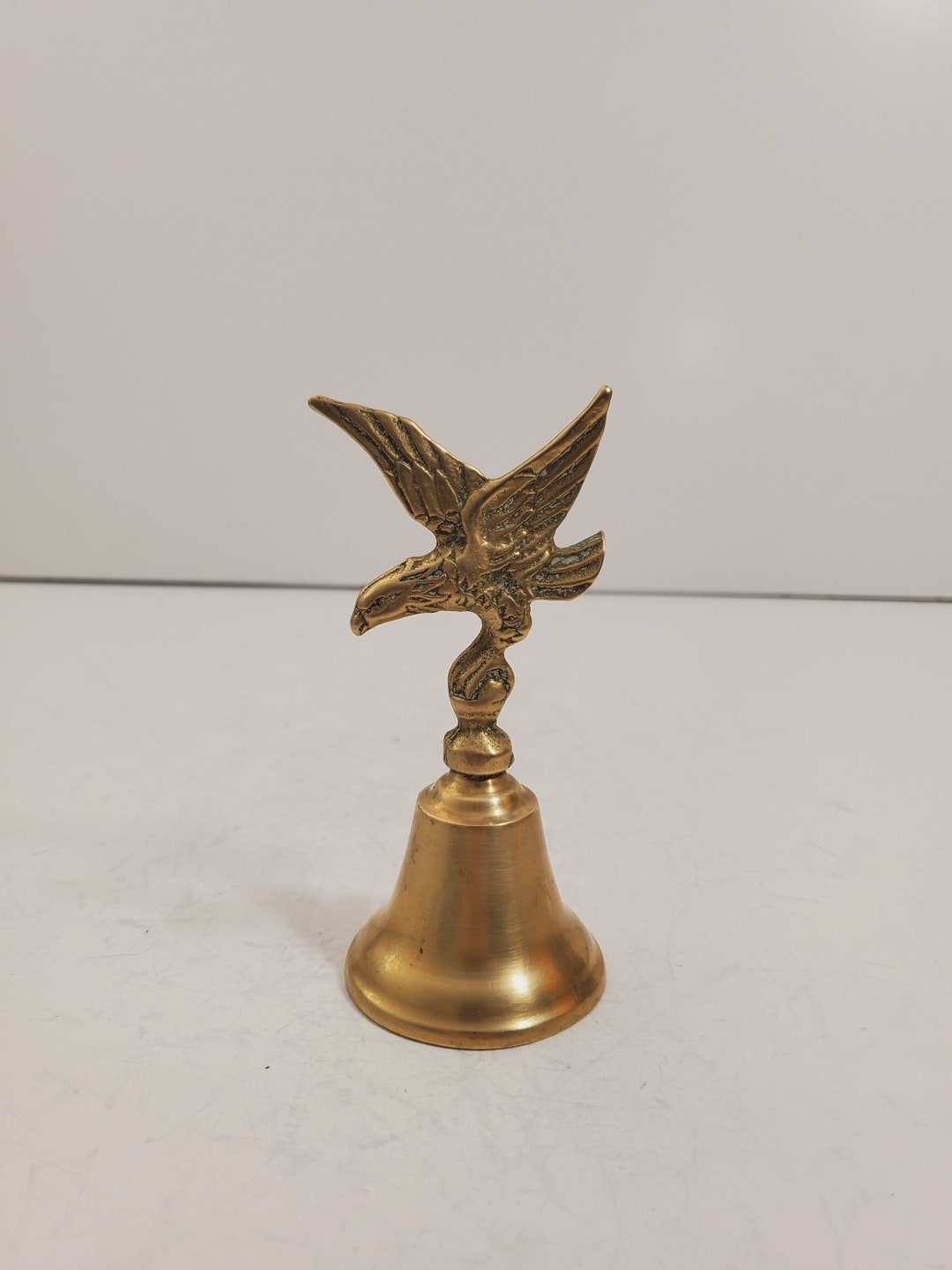 Vintage Brass Hand Bell Handheld Solid Brass Bell With Charming Tone ...