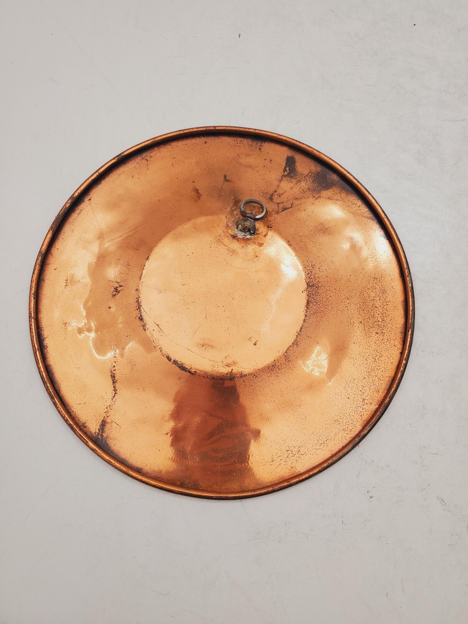 Vintage Brass Plate,small Brass Plate, Carved Trincket Plate, Carved ...