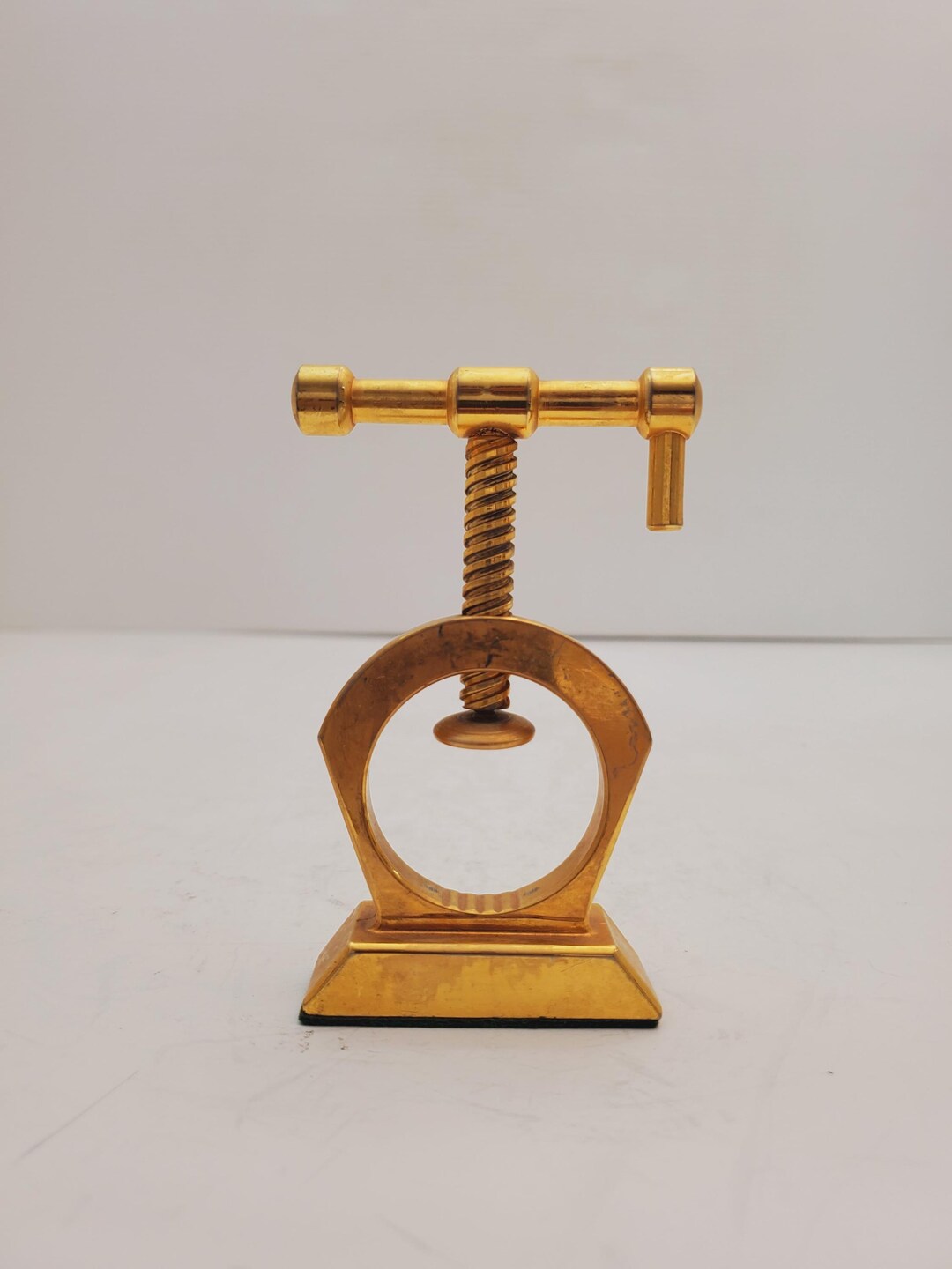 Antique Brass Nutcracker With Screw Mechanism, Approx. 50 Years Old ...