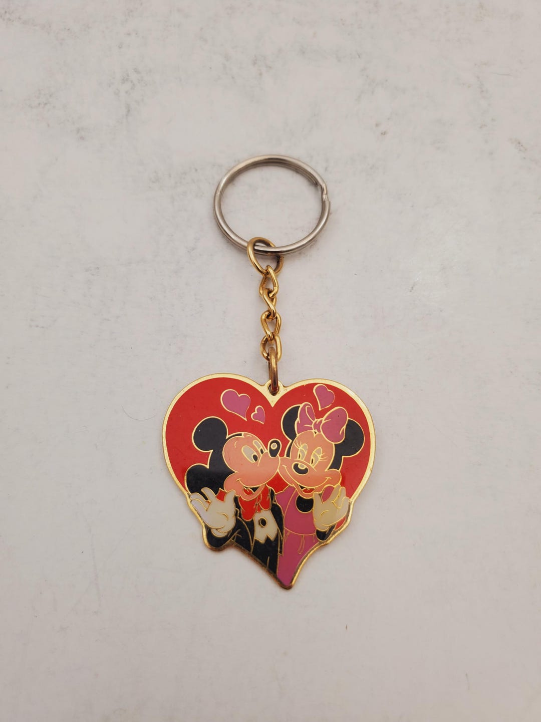 Mickey and Minnie Mouse Valentines Day Keychain, Mickey Mouse, Love ...