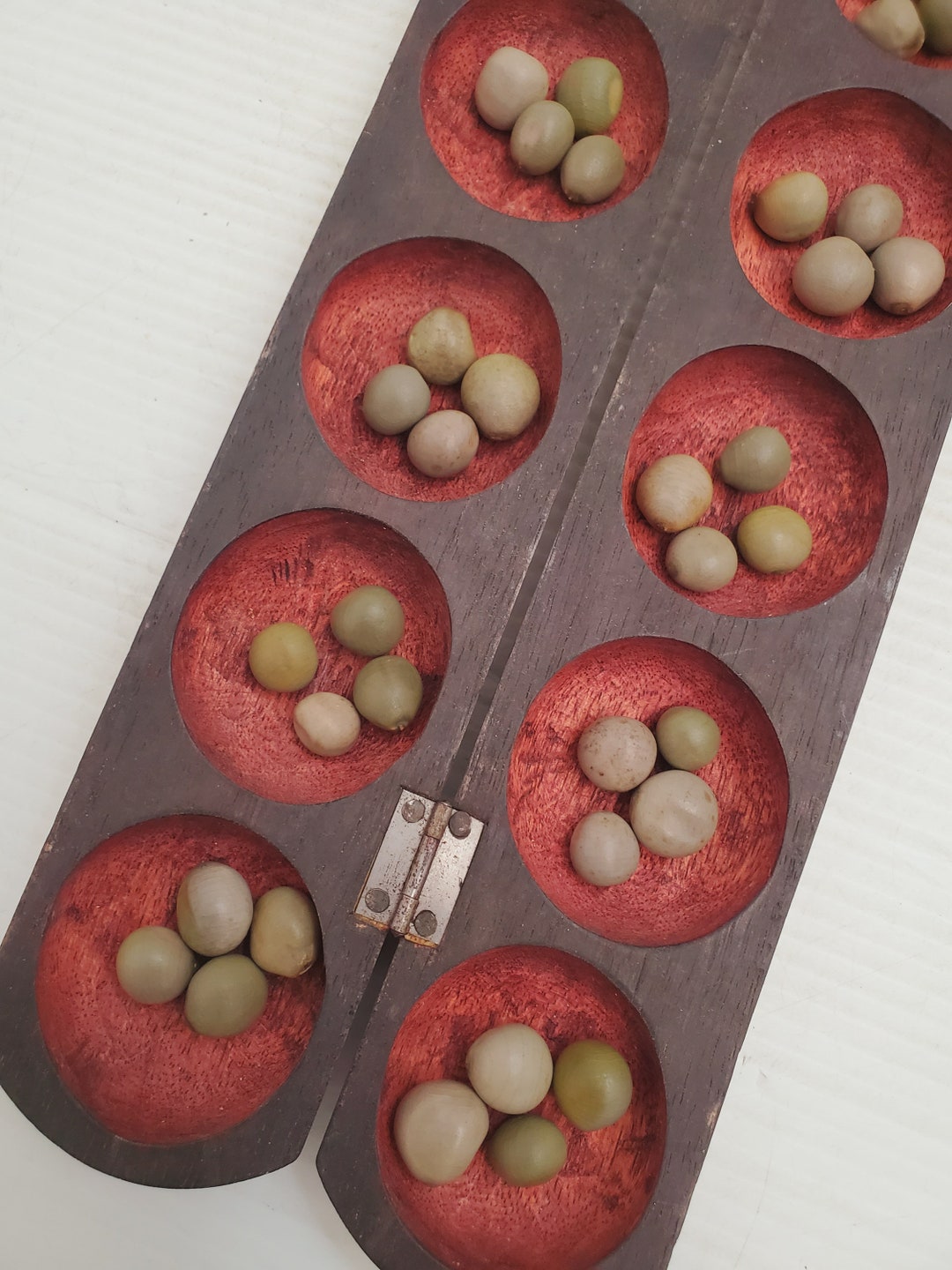 Mancala Vintage Wooden/mancala/home Decor Toys Family Game Table Game ...