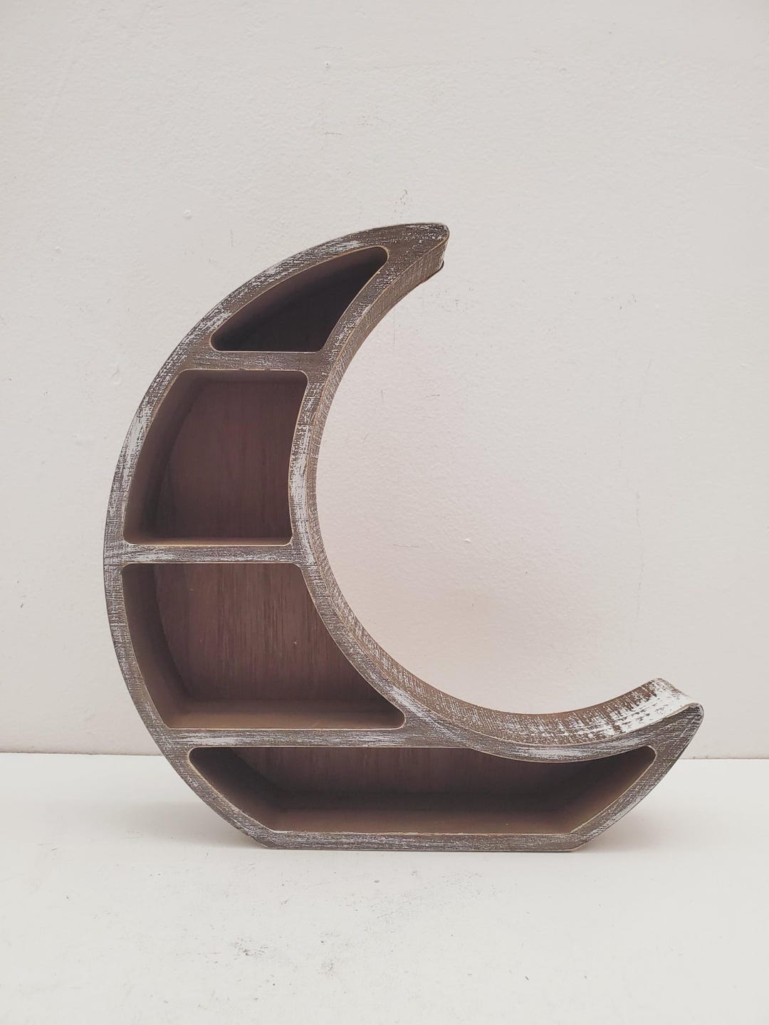 Moon Shelf Crescent Moon Table Shelf Wood Table Shelf - Vintage Witchy ...