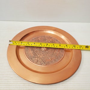 Old Vintage Copper Tray Mayan Calander Mexico - Etsy