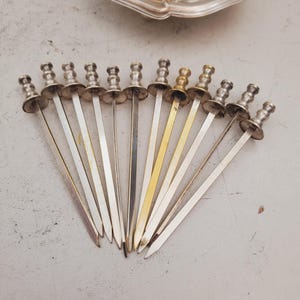 Sword Cocktail Picks Set by F.B. Rogers Silver Co. (12 Picks) - Art ...