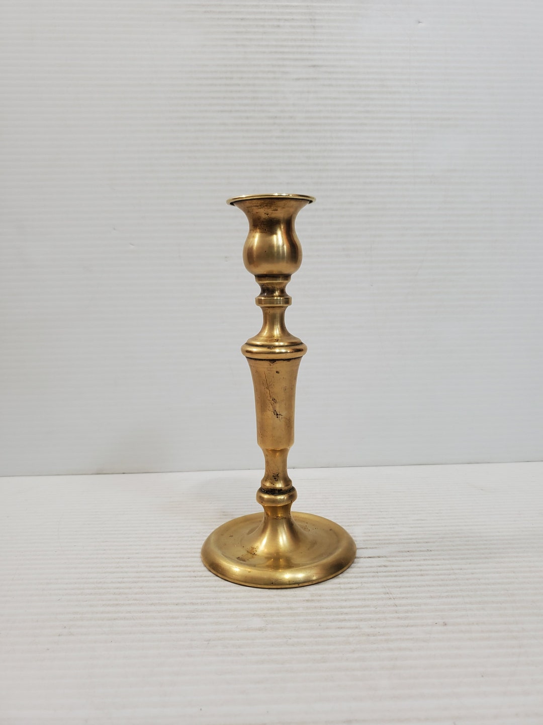 Brass Candlestick Holder Vintage Brass Candlestick Vintage Home Decor ...