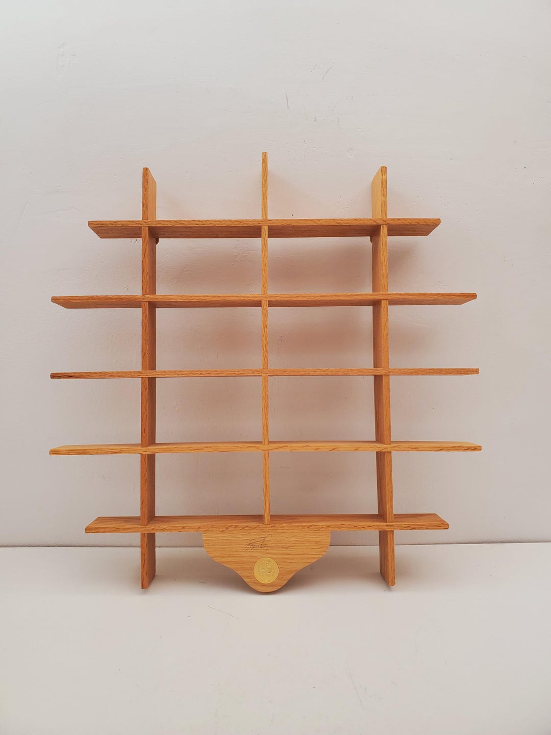 Wood Lattice Wall Shelves Display, Wooden Lattice Wall Hang Shelving ...
