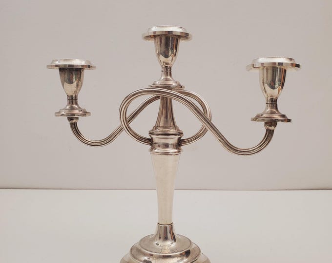 Vintage Candelabra Candle Holders/ 3 Arm Candelabras/ Candelabra ...