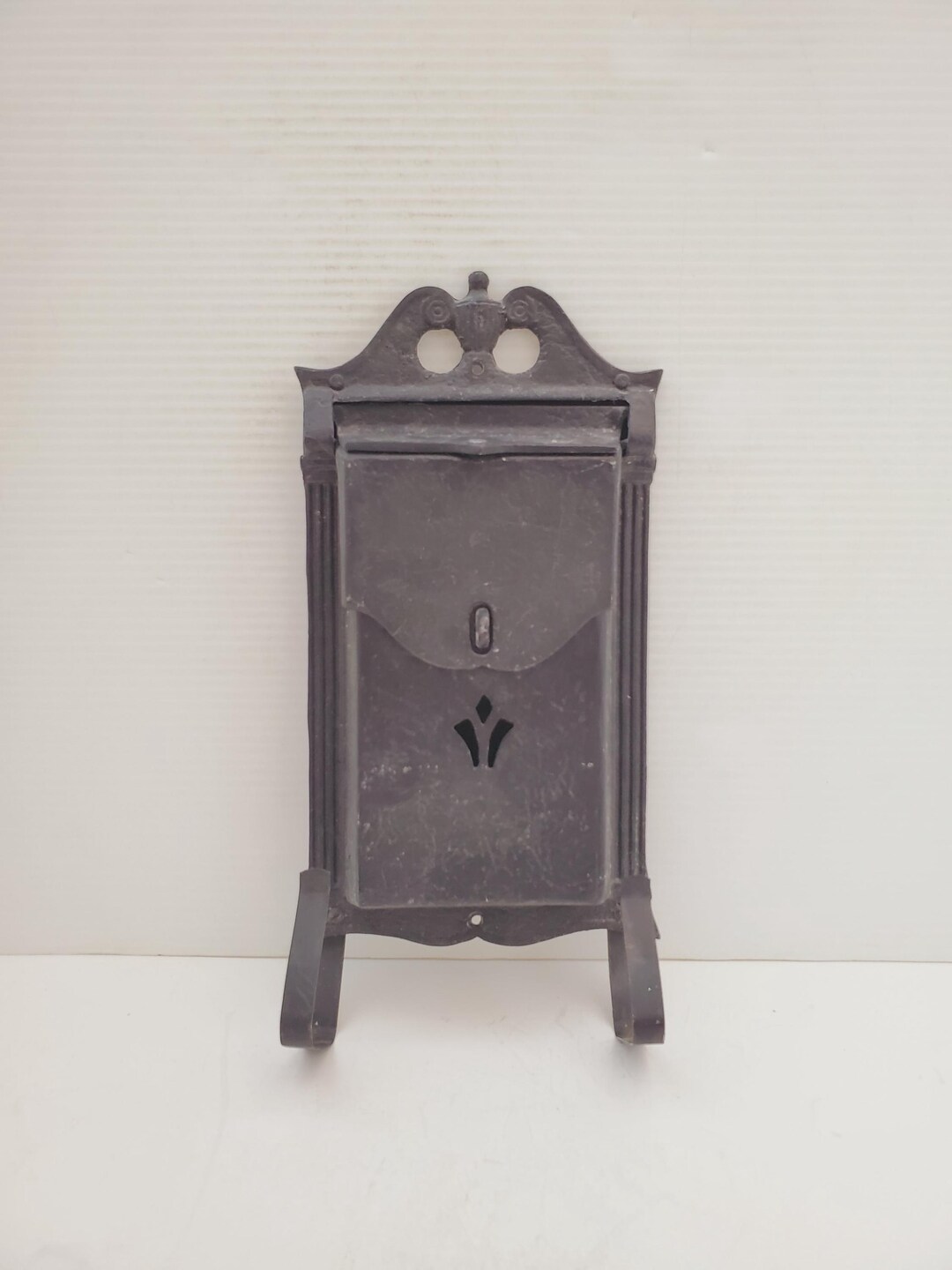 Vintage Metal Mailbox, House Mailbox, Porch Decor, Apartment Mailbox ...