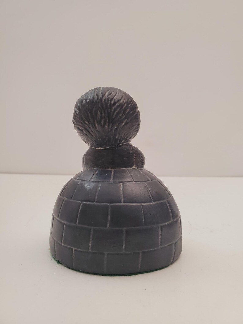 Inuit Art Ceramic Figurine, Canadian Figural Igloo Eskimo Inuit ...