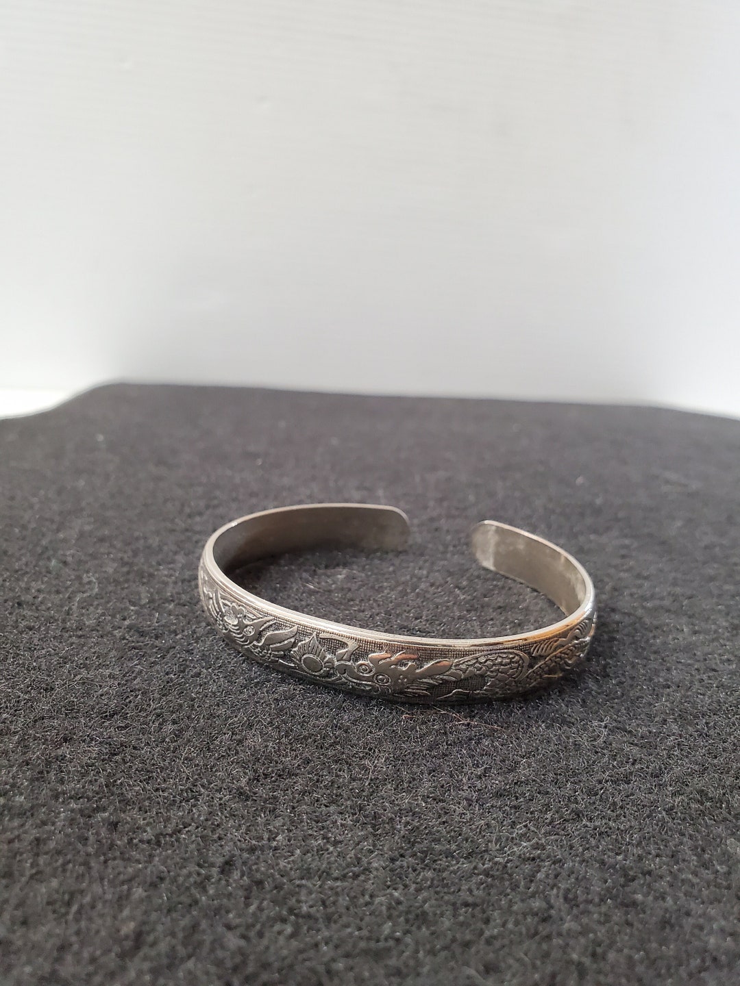Vintage Chinese Silver Plated Bracelet, Bracelet, Silver Bracelet ...