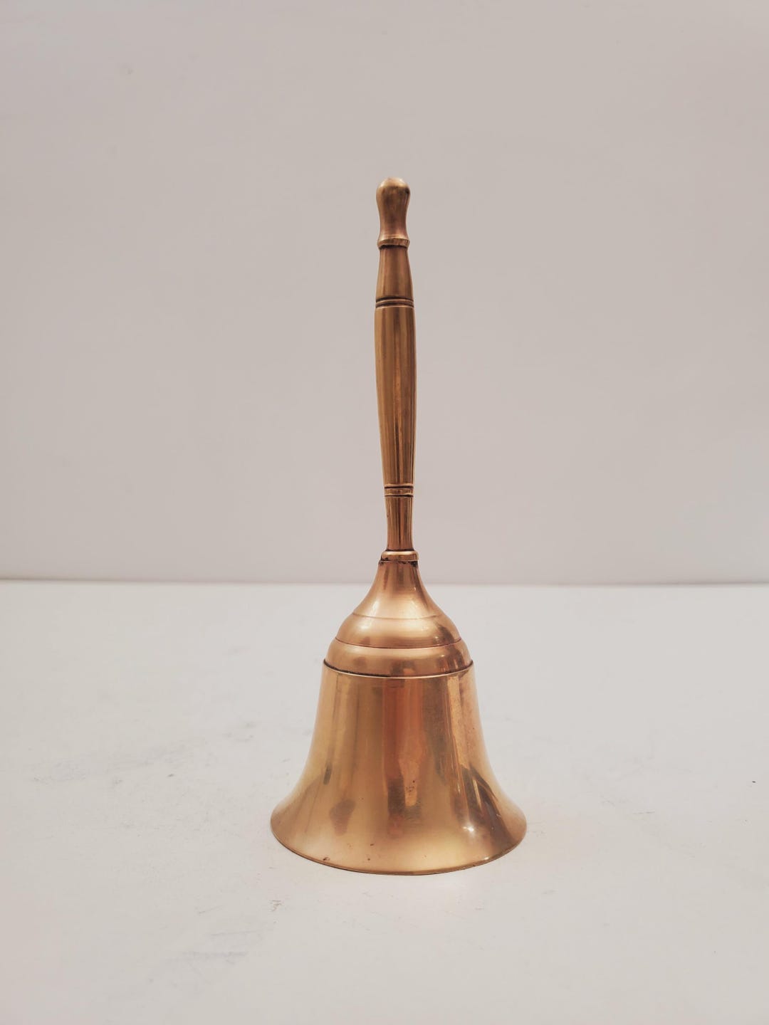 Vintage Brass Hand Bell - Handheld Solid Brass Bell With Charming Tone ...