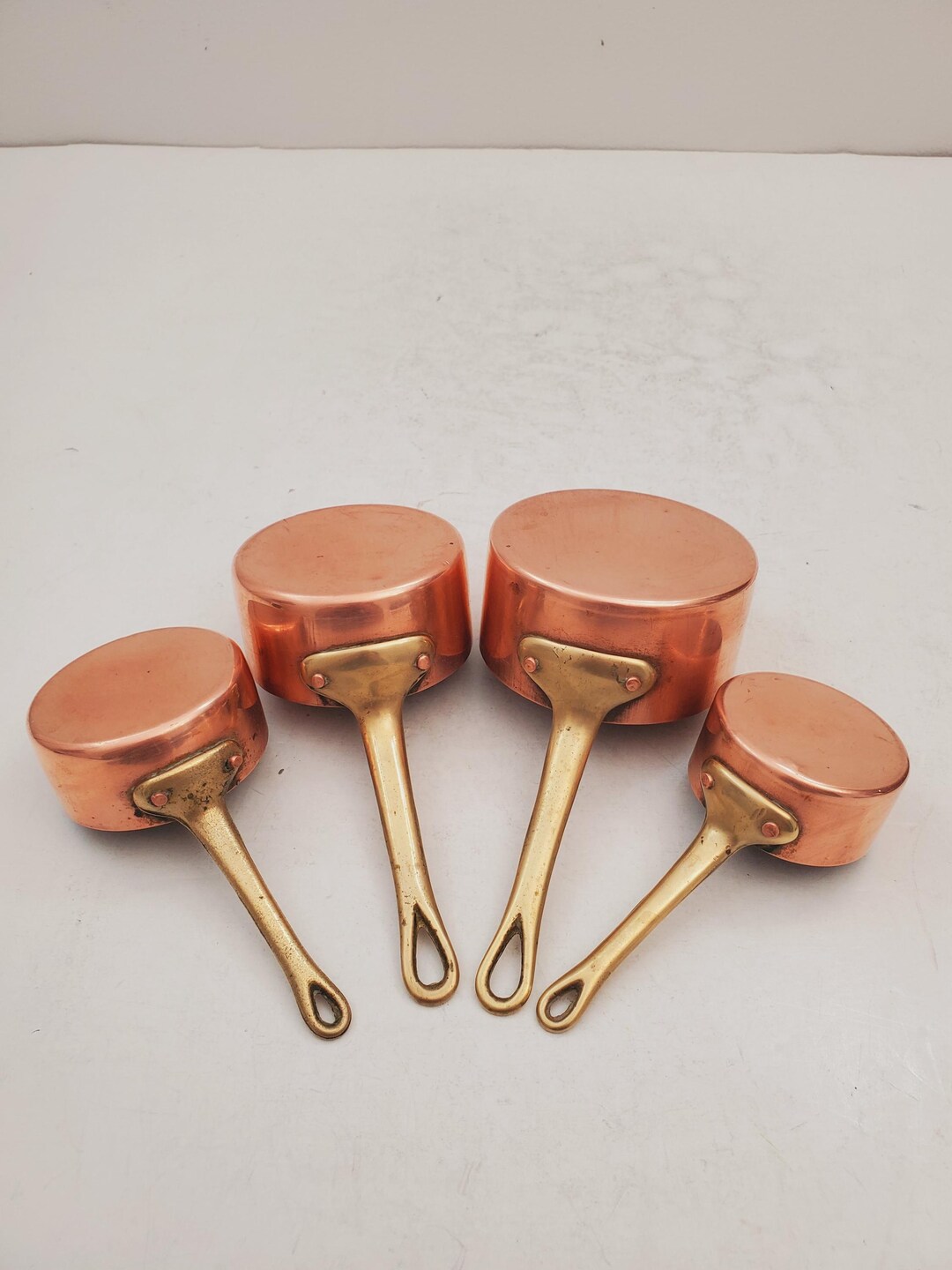Copper Measuring Cup Set Copper Made in Korea Measuring Cups Vintage ...