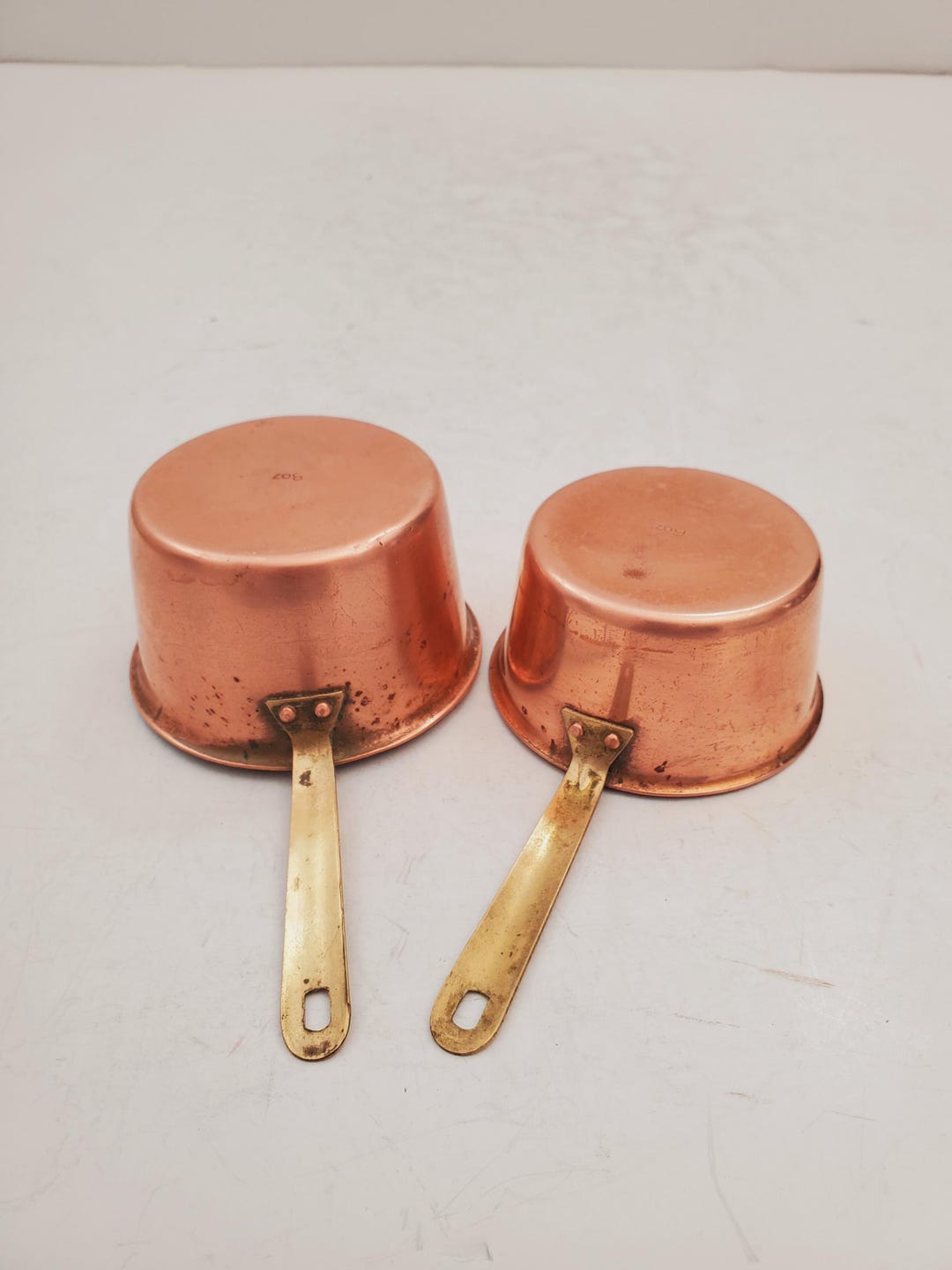 Copper Measuring Cup Set Copper Made in Korea Measuring Cups - Vintage ...