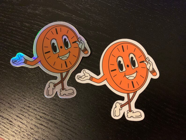 Loki TVA Miss Minutes Clock Sticker Vinyl Sticker Disney | Etsy