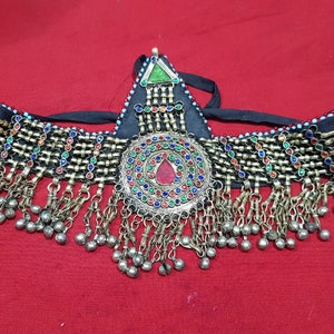 Vintage Hand Made Afghani Mata Pathi Afghani Head Piece Antique Afghani ...