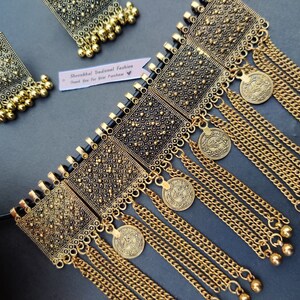 Afghan Jewelry Set Hand Made Afghani Necklace and Earings - Etsy