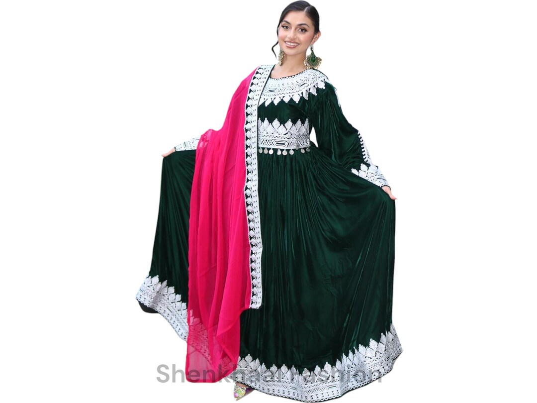 Handmade Afghan Dress | Kuchi Dress | Charma Embroidery - Etsy